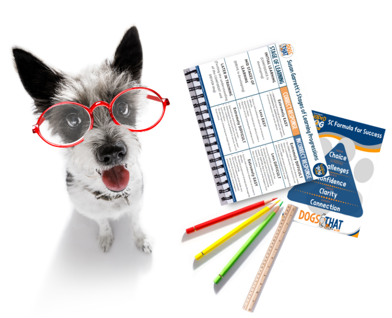 Susan Garrett’s Stages of Learning Chart and 5C Formula Poster - DogsThat